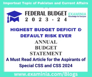 Pakistan Budget 2023-24: A Short Analysis